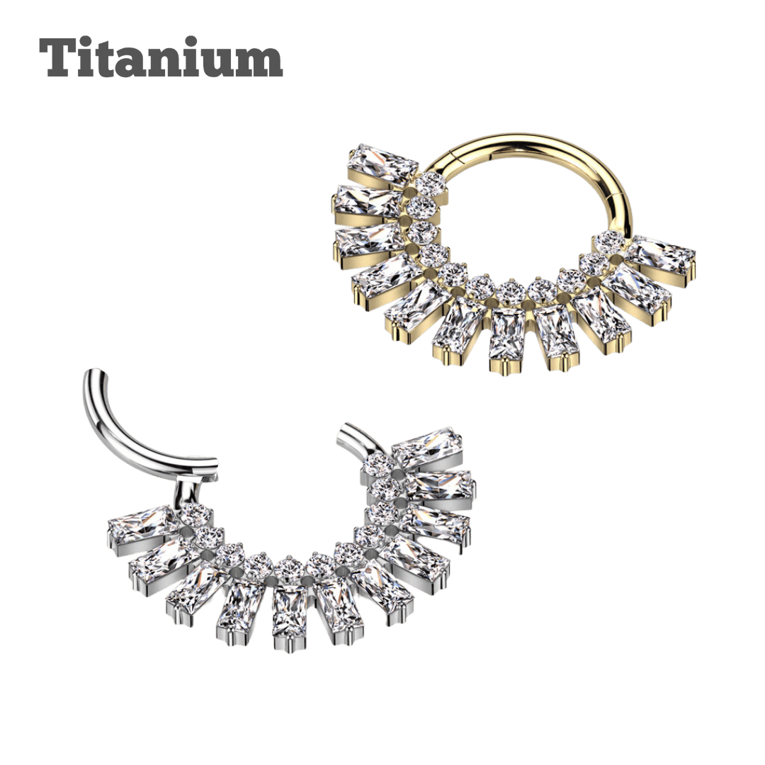 Titanium Majestic Hinged Hoop